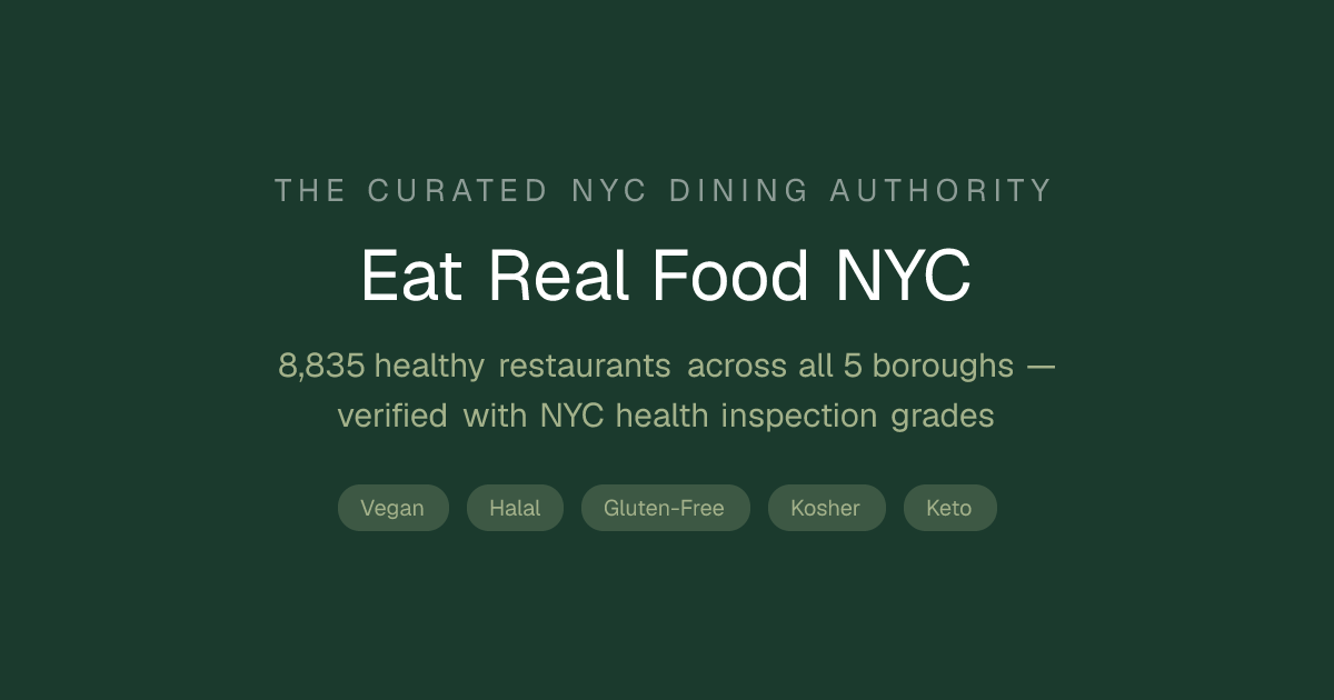 Healthy Restaurants in Queens, NYC (2026) | Eat Real Food NYC